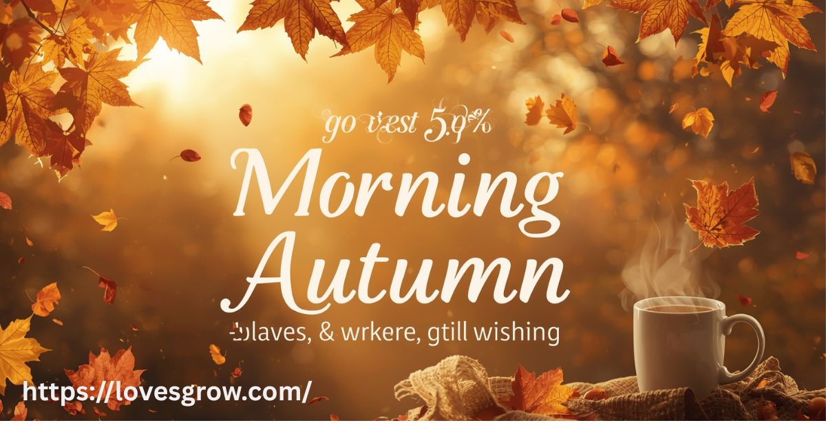 Best 50+ Good Morning Fall Autumn: Images, quotes, wishes